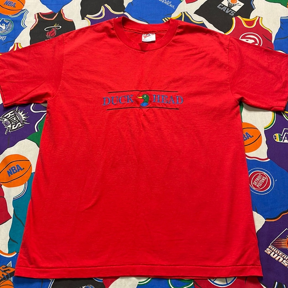 Vintage Single Stitch Bootleg Duck Head Embroidered S… - Gem